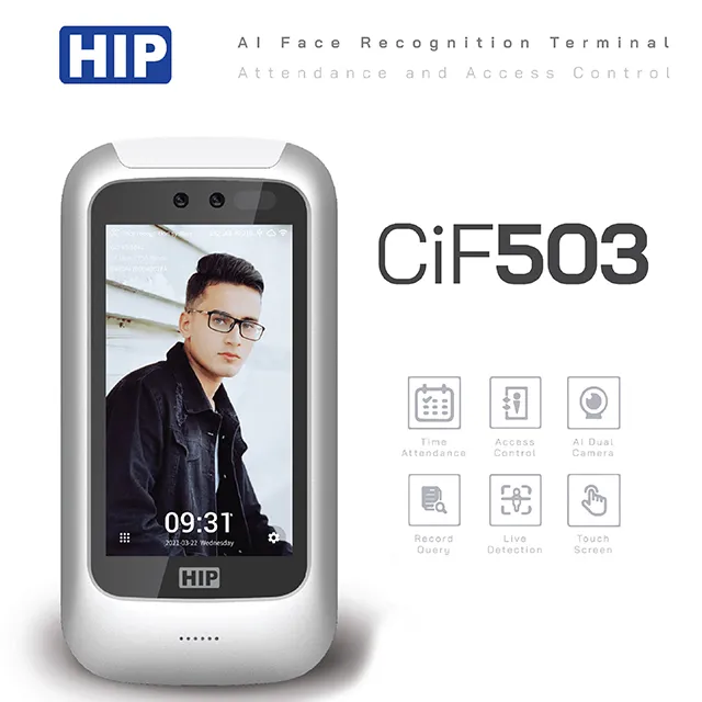 HIP เครื่องสแกนใบหน้า AI รุ่น CiF503 - https://www.hip.co.th/